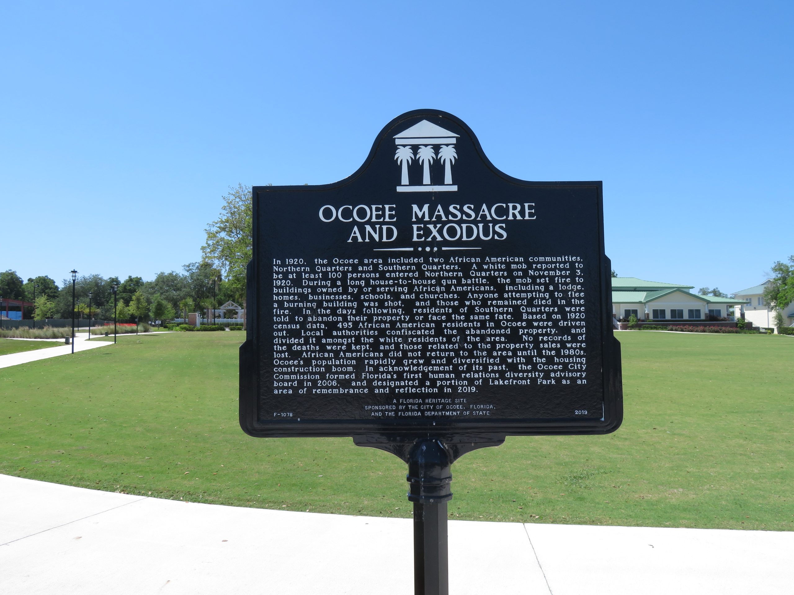Bending Toward Justice Chapter 12: Ocoee 100 Years Later
